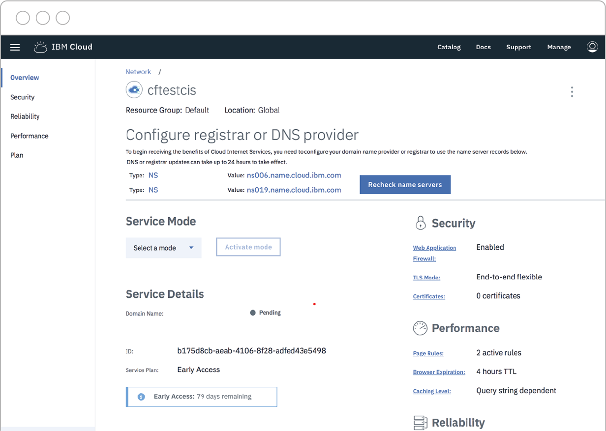 IBM Cloud Internet Services | Informática en la nube | Cloudflare